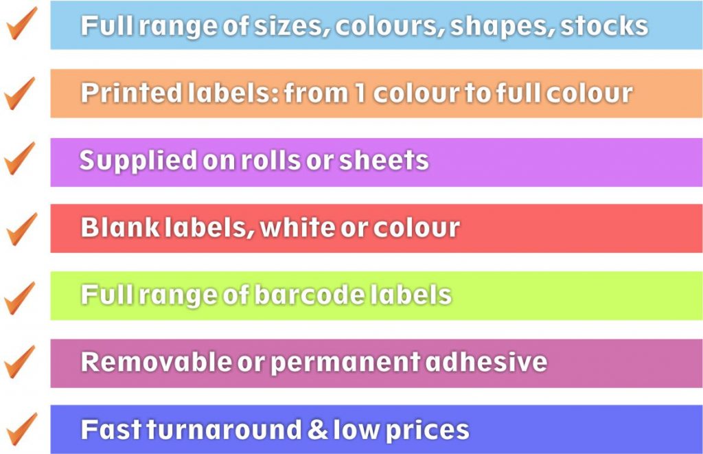 Indoor Stickers – Labels-R-Us